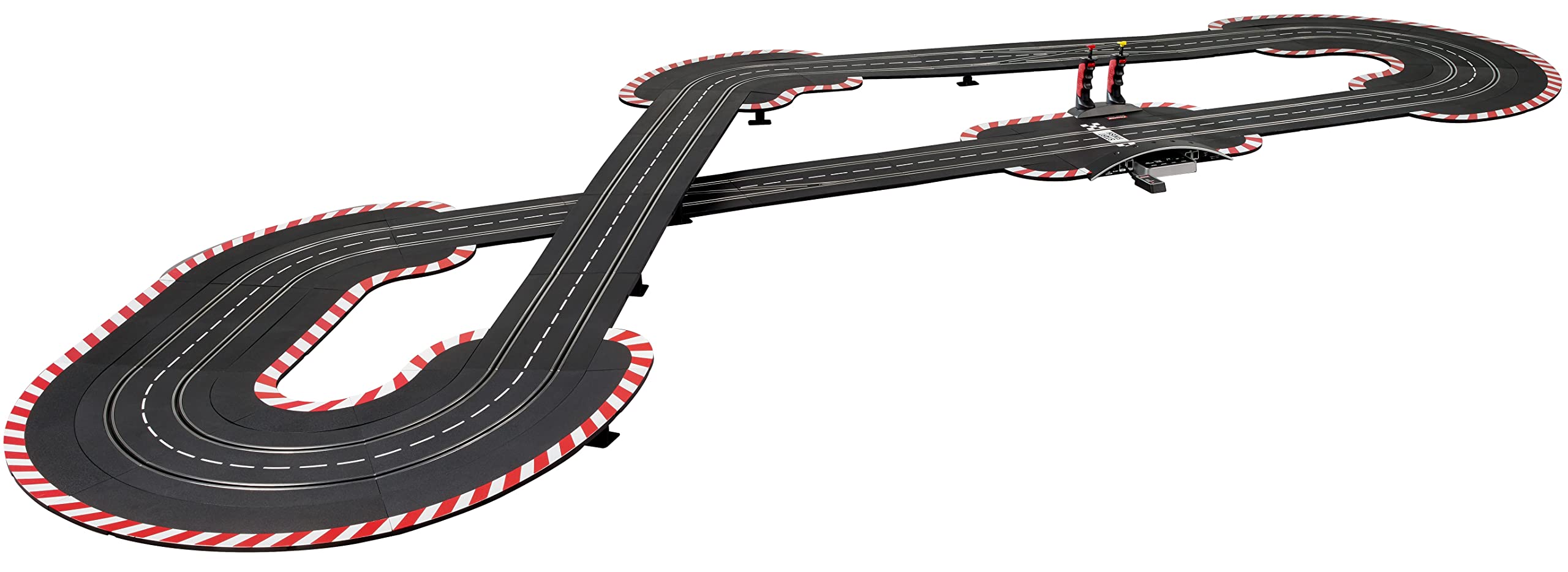 Carrera Digital Electric Slot Car Racing Track Set Includes Two Cars & Two Dual-Speed, D124 Start Your Engines