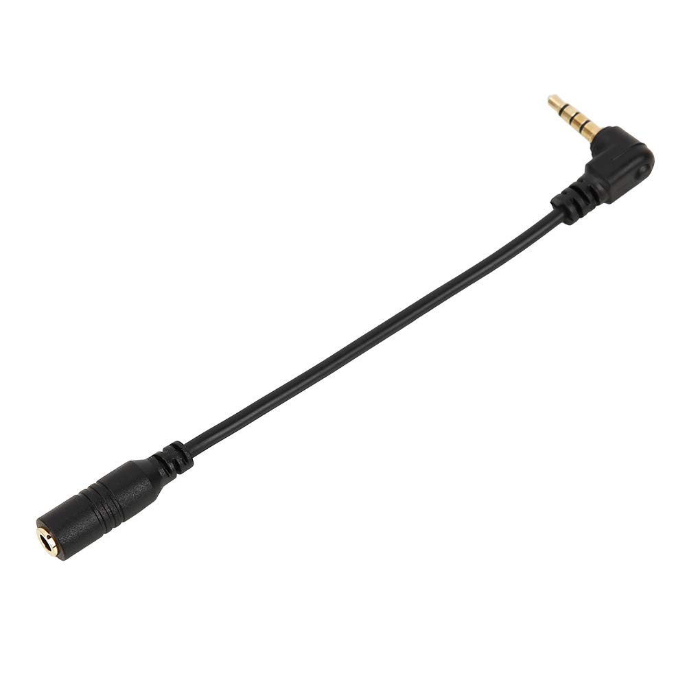 TRS to TRRS Converter Adapter Cable, TRS to TRRS Adapter, Male Female 3.5mm Earphone Headphone Microphone Converter Adapter Cable Line for Smartphone