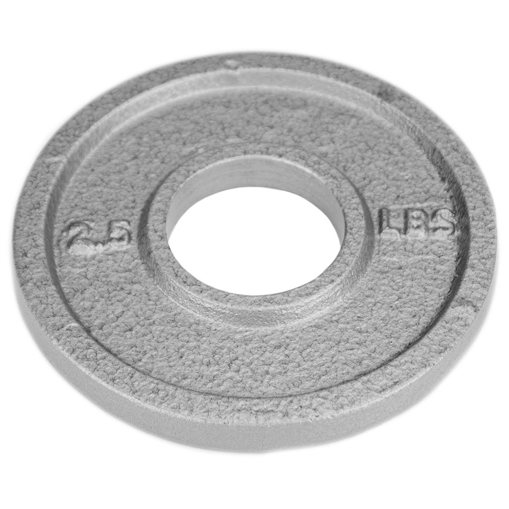 Crown Sporting Goods SWGT-504 Olympic Style Iron Weight Plate, 25 lb