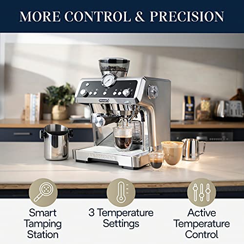 De'Longhi EC9355M La Specialista Prestigio Espresso Machine , 1.3L, Stainless Steel,Silver