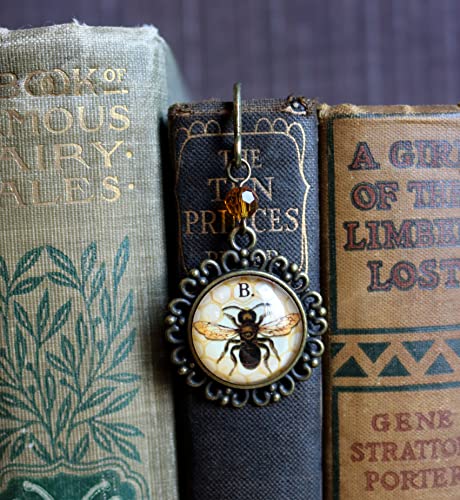 Honey Bee BrassBook Hook Bookmark