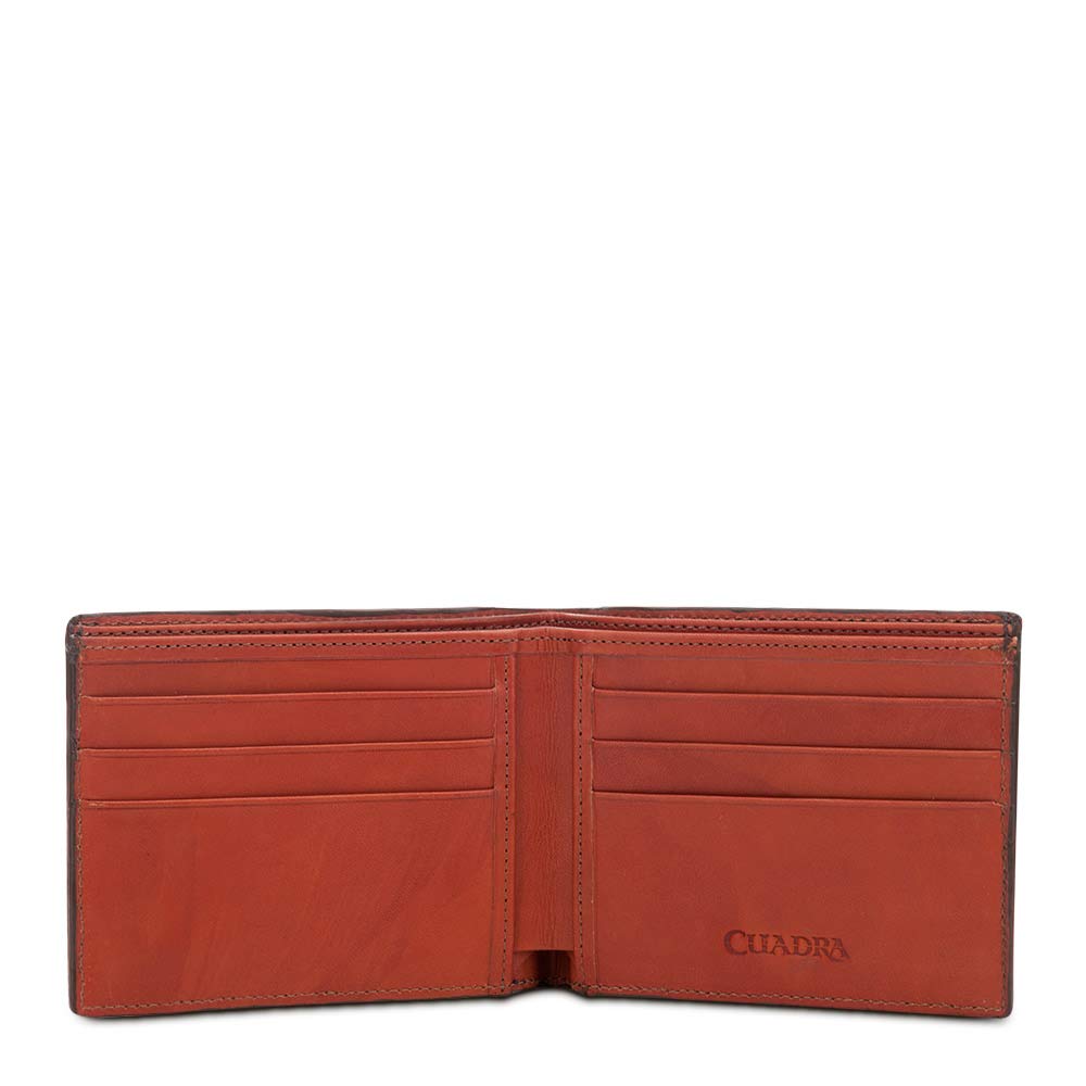 Cuadra Men's Wallet in Genuine Deer Leather Black, B2910VE