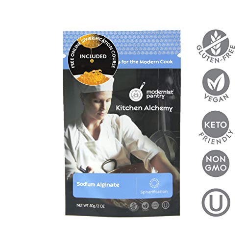 Sodium Alginate + Calcium Lactate Gluconate Value Pack ⊘ Non-GMO Vegan OU Kosher Certified - 100g/4oz (Bundle with 2 Items)