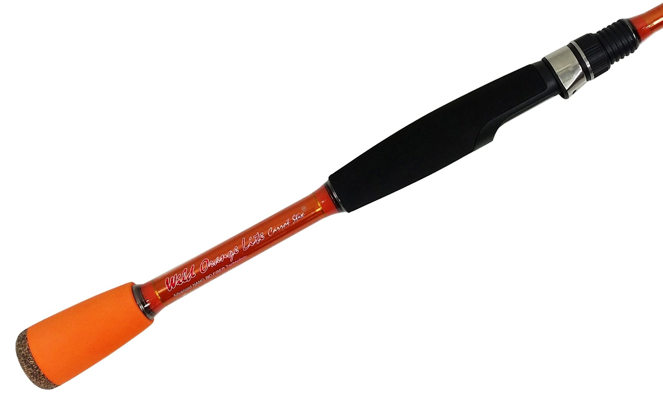 Carrot Stix Spinning Fishing Rod Wild Wild Orange Lite (6' 7" Light)