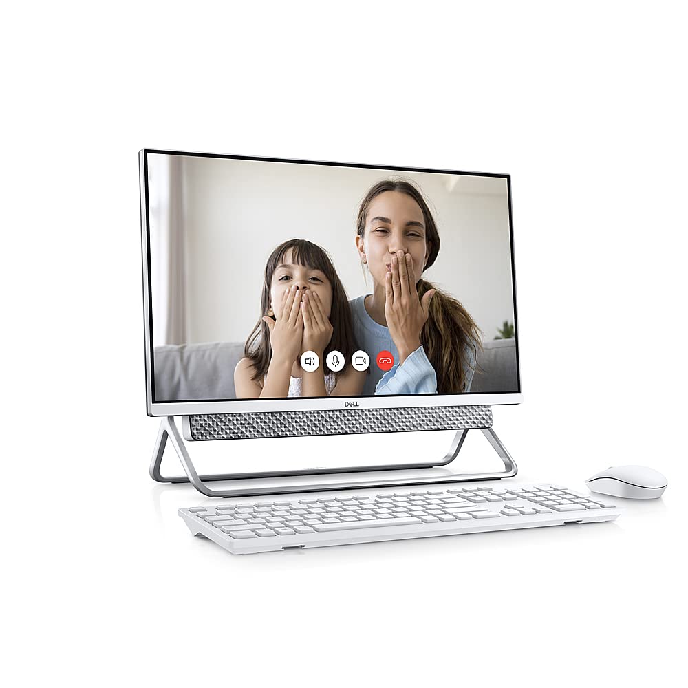 Dell Inspiron 24 5400 All-in-One Touchscreen Desktop, Intel Core i7-1165G7, 16GB RAM, 256GB SSD + 1TB HDD, NVIDIA GeForce MX330 2GB Graphics, Windows 11 Home