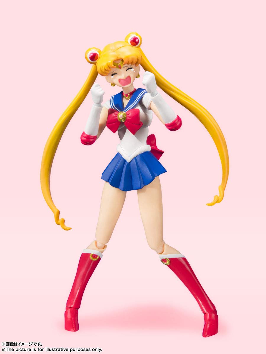 TAMASHII NATIONS - Pretty Guardian Sailor Moon - Sailor Moon -Animation Color Edition-, Bandai Spirits S.H.Figuarts Action Figure