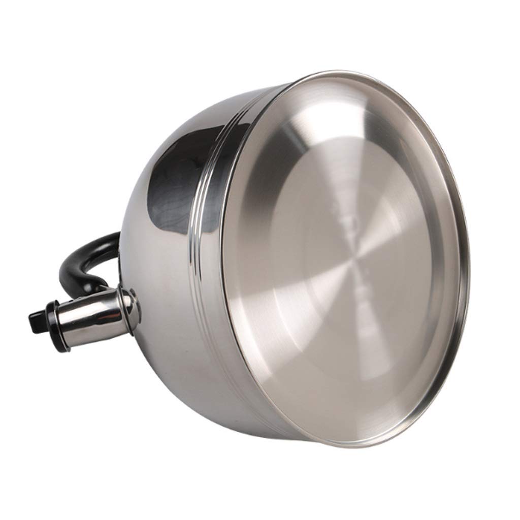 Creative Silver Kettle Large Capacity Kettle Whistling Teapot Stainless Steel Teapot With Ergonomic Handle (6L,202.9OZ) Multifunctional water kettle