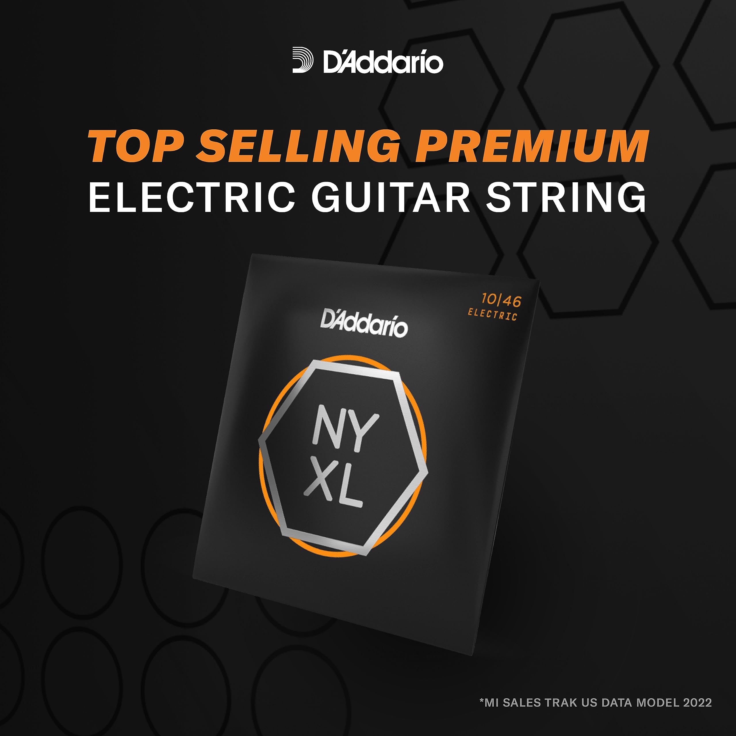 D'Addario Guitar Strings - NYXL Electric Pedal Steel Guitar Strings - NYXL1138PS - Unrivaled Strength, Tuning Stability, Enhanced Mid-Range - For 10 String Pedal Steel Guitars - 11-38 Regular Light E9