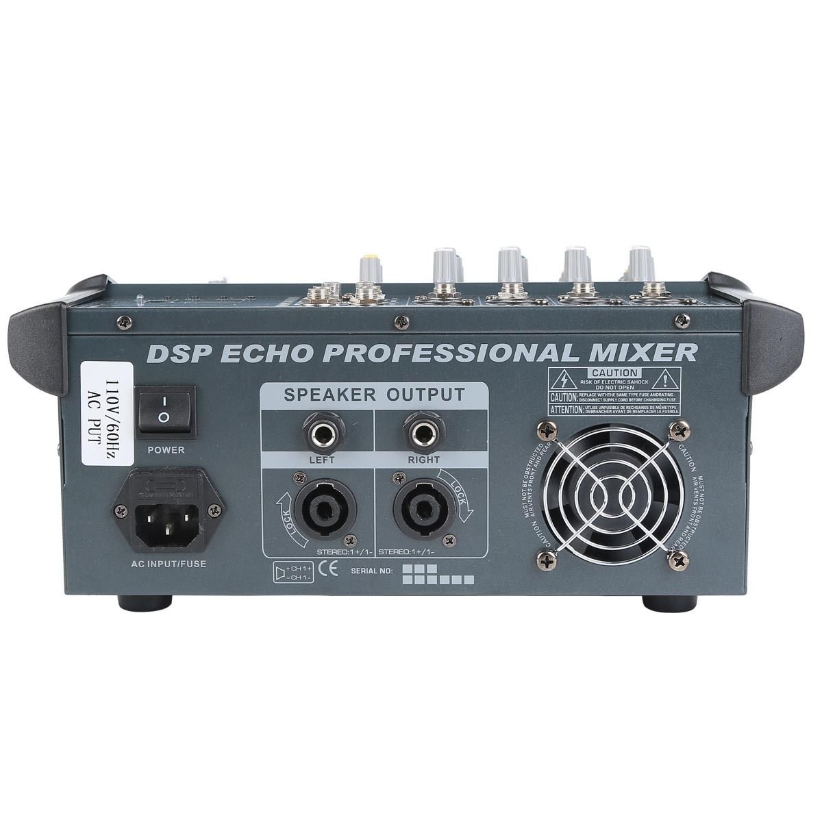 TC-Home 4 Channel Professional Powered Mixer power mixing Amplifier Amp 16DSP with USB Slot