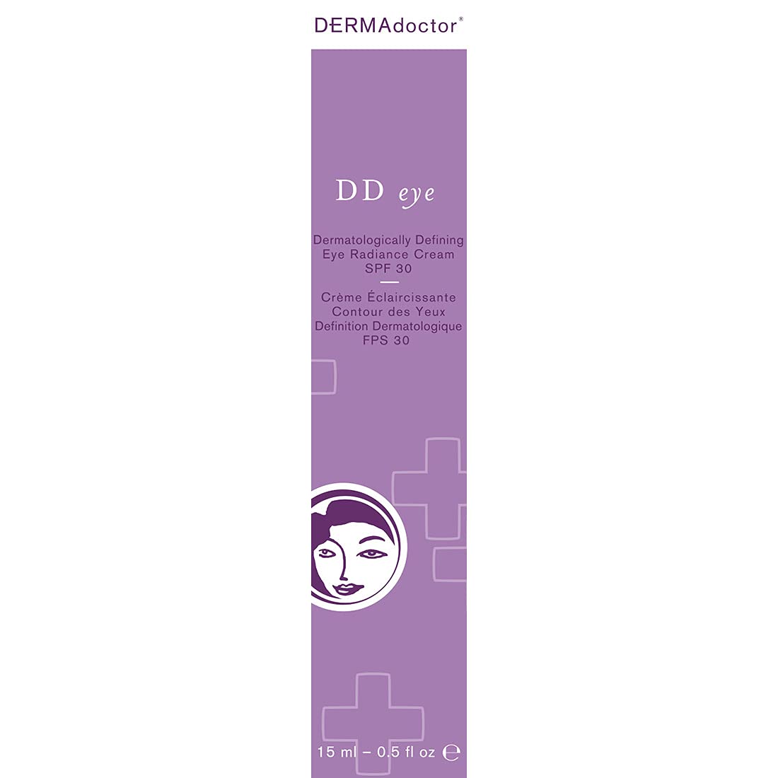 DERMAdoctor DD Eye Dermatologically Defining Eye Radiance Cream SPF 30, 0.5 oz