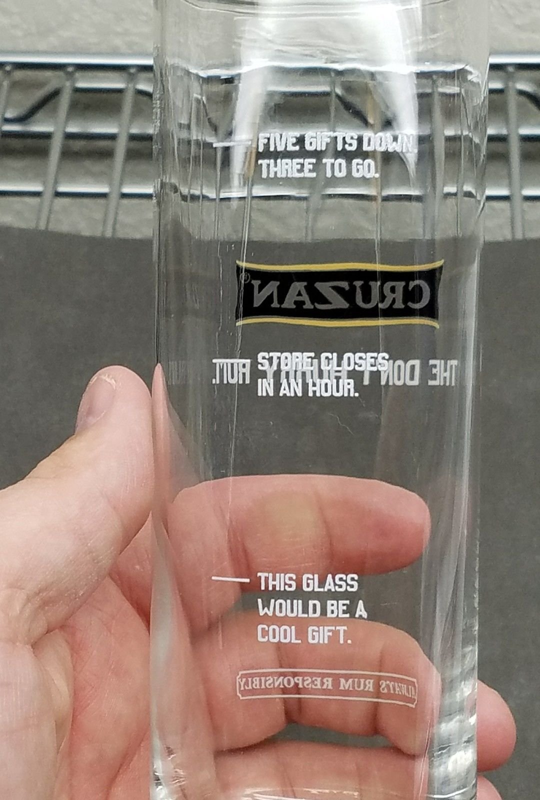 Cruzan Rum Collins Cocktail Glass