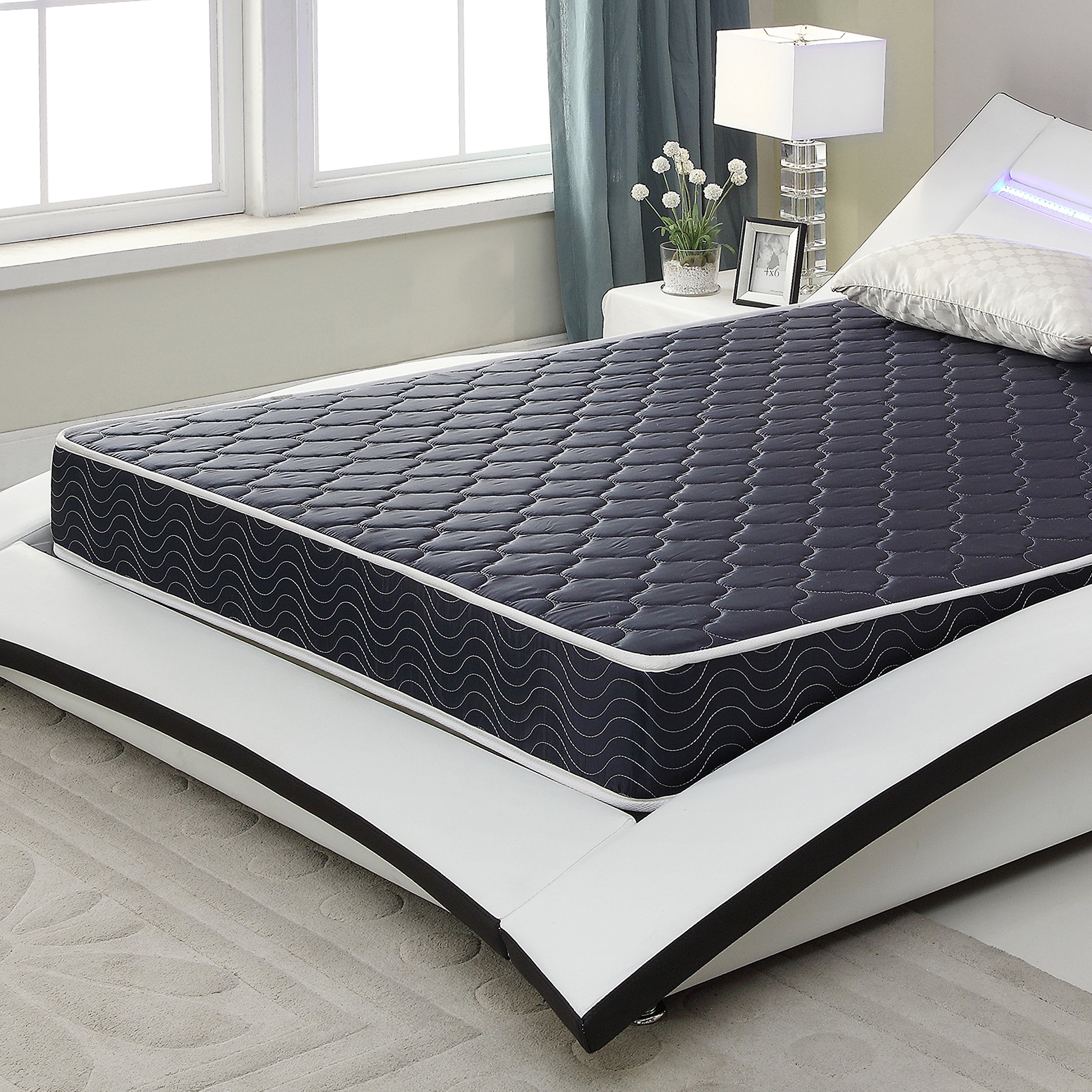 Christies Home Living 6-Inch Foam Mattress Covered in a Stylish Water-Resistant Fabric, Twin