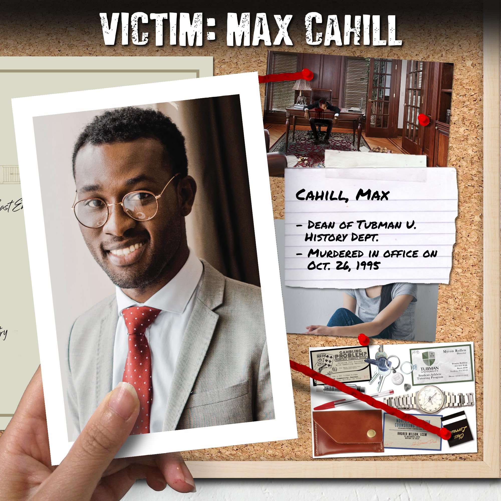Unsolved Case Files | Cahill, Max - Cold Case Murder Mystery Game - Can You Solve The Crime?