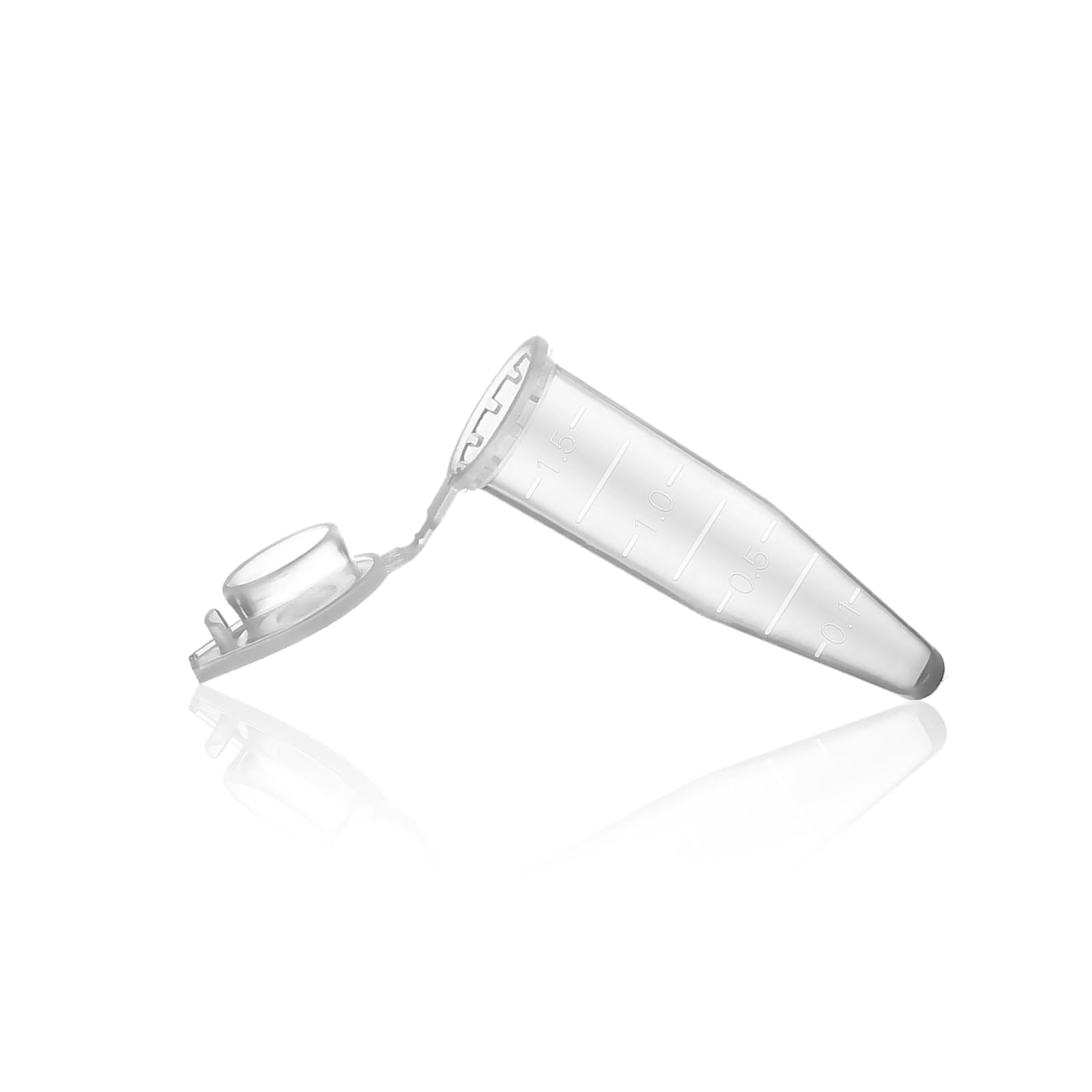 JUAWTYUK Microcentrifuge Tubes,Lab-Grade Polypropylene Graduated Plastic Centrifuge Tubes with Snap Cap - Conical Bottom for Precise Measurements and Research Applications (1.5ml/100pcs)…