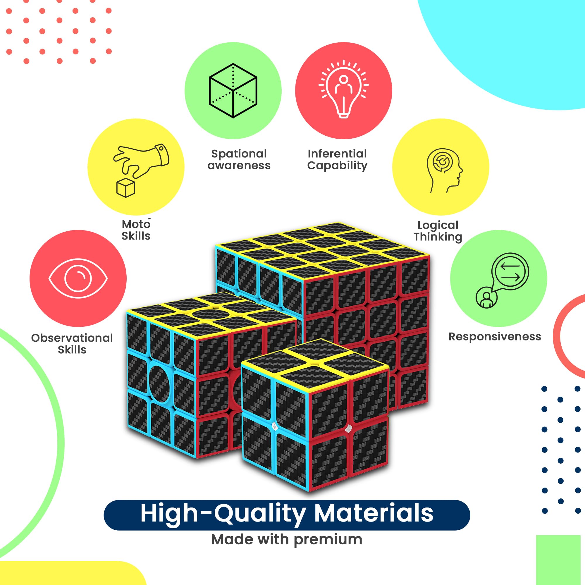 Classic Magic Cube Puzzle 4x4 - Premium Quality Brain Teaser Game for Kids and Adults - Enhance Spatial Awareness - Perfect for Education, Entertainment and Stress Relief…