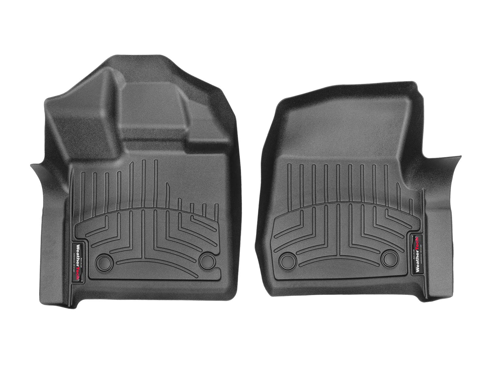 WeatherTech Custom Fit FloorLiners for Ford F-150-1st Row (447921), Black