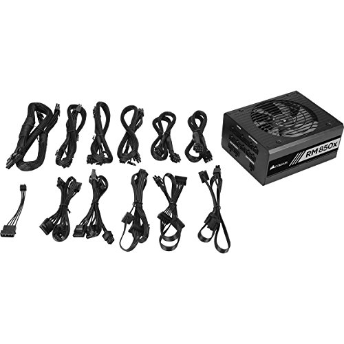 CORSAIR RMX Series, RM850x, 850 Watt, 80+ Gold Certified, Fully Modular Power Supply