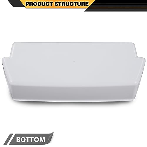 CNNELL WP2187172 Replacement Refrigerator Door Bin - WHITE- 2187172 Compatible with Whirlpool, Kenmore, Roper, Amana Crosley Estate Refrigerators