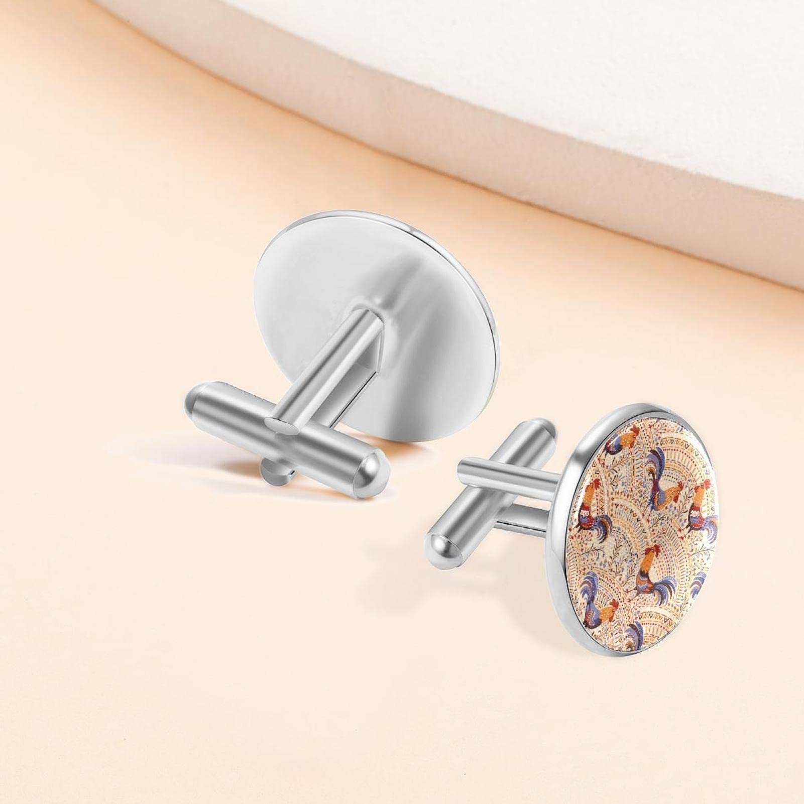 Cufflinks and Studs Set for Tuxedo Shirts Business Wedding (Multiple Colors7)
