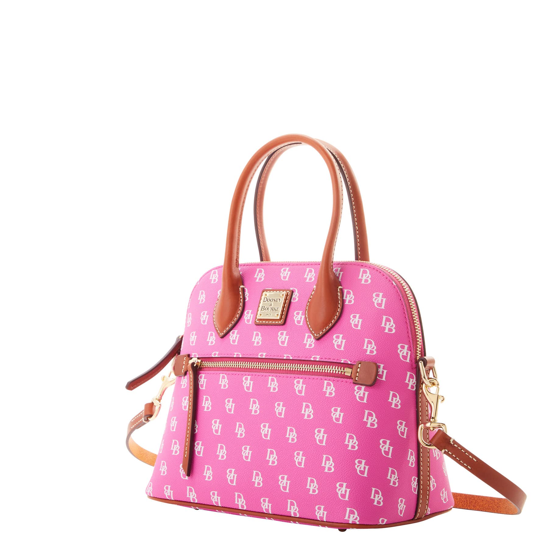 Dooney & Bourke Handbag, Gretta Domed Satchel - Fuchsia