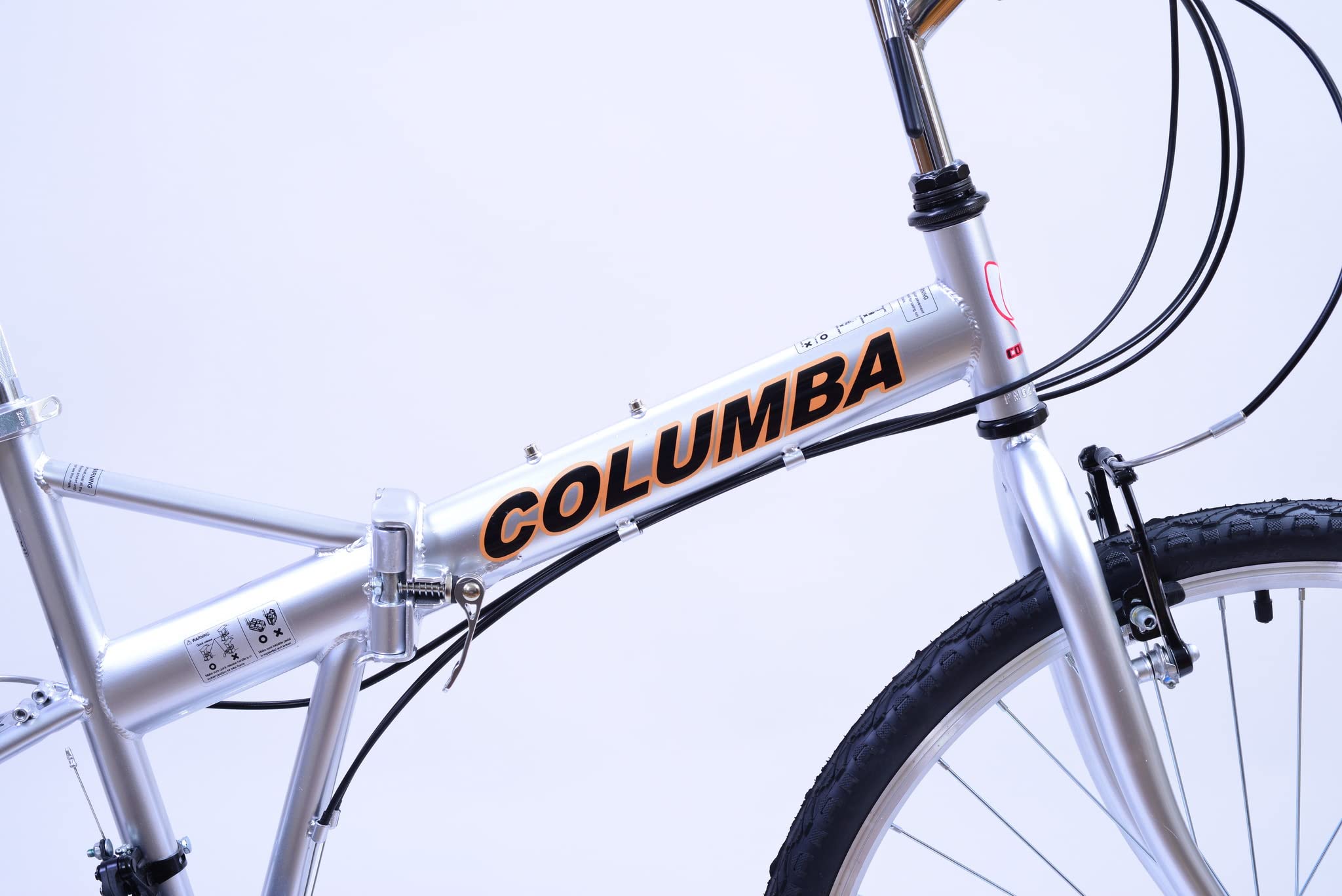 Columba 26 inch Folding Bike w. 18 Speed Silver (SP26S_SLV)