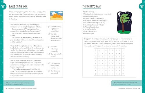 The Big Book of Reading Comprehension Activities, Grade 3: 100+ Activities for After-School and Summer Reading Fun