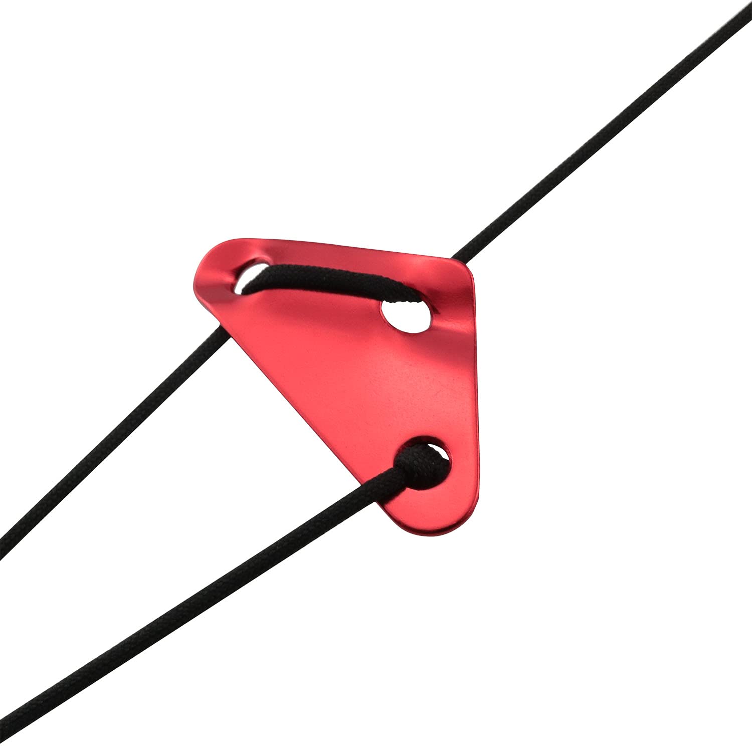 CSNSD Triangle Tent Rope Fastener 10PCS Red Aluminium Alloy Triangle Tent Cord Adjuster Wind Stopper Tightener Hook Buckle Tensioner