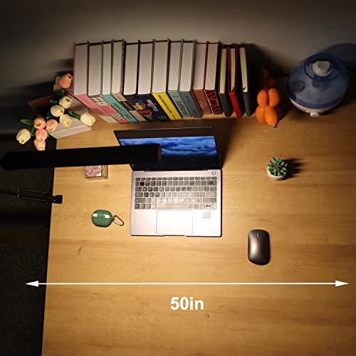 LED Desk Lamp,97 CRI Eye Protection Book Light,Swing Arm Desk lamp with Clamp,Dimmable 3 Color Modes & 8 Brightness Table Lamp,High brightness desk lamp for Home Office,Study,Reading,Dorms,Studios