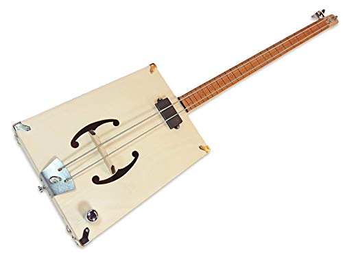 The "G-Bass" 2-string DIY Electric Bass Guitar Kit - Fretless Style