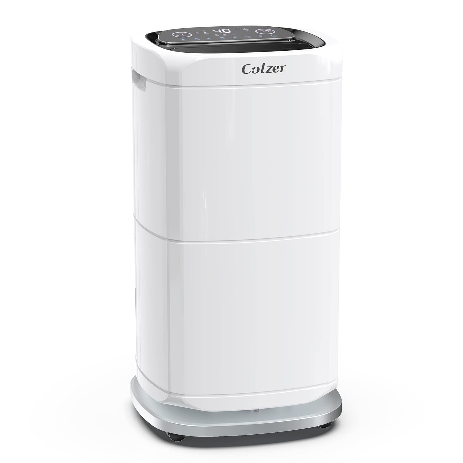 COLZER 140 Pints Commercial Dehumidifier for 6,000 Sq Ft Basements and Large Rooms with Continuous Drain Hose, 2.1 Gallons Water Tank, Advanced Touchpad Control Panel1