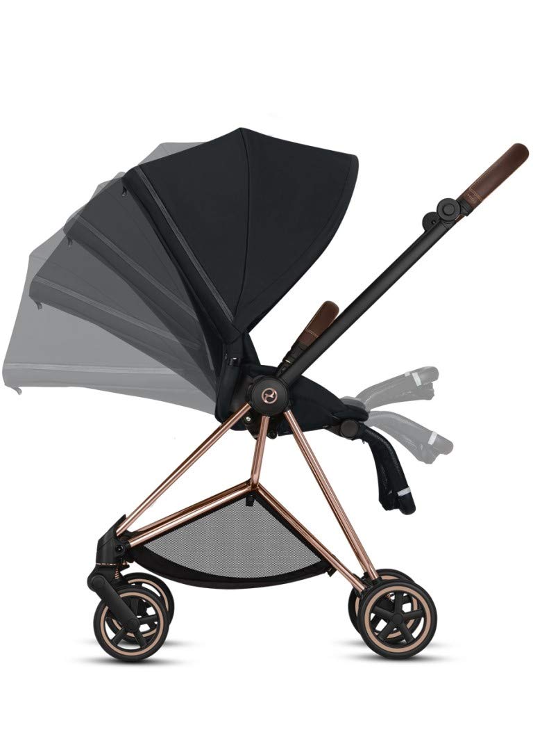 Cybex Mios 2 Travel System Chrome/Black Frame Premium Black Seat