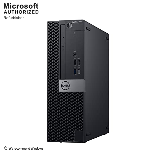 DELL Optiplex 7060 | Intel 8th Gen i5-8500 (6 Core) | 16GB 2666MHz DDR4 | 256GB Solid State Drive SSD | Win 10 Pro | Small Form Factor (Renewed)']