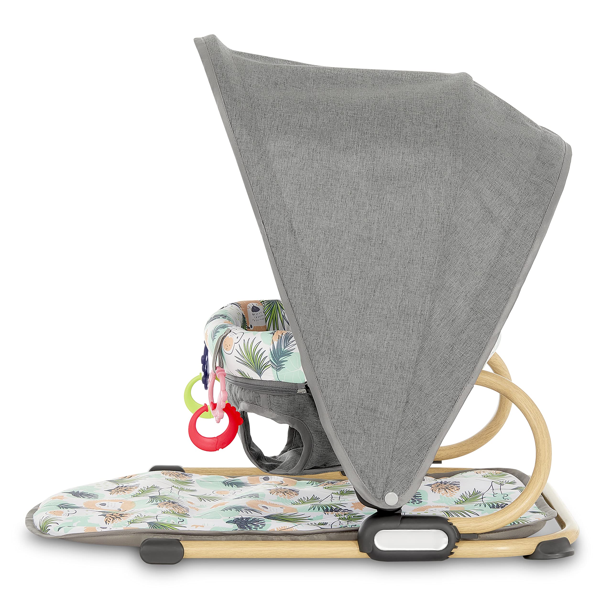 Dream On Me Snug N' Play Floor Seat and Canopy, Lion Head