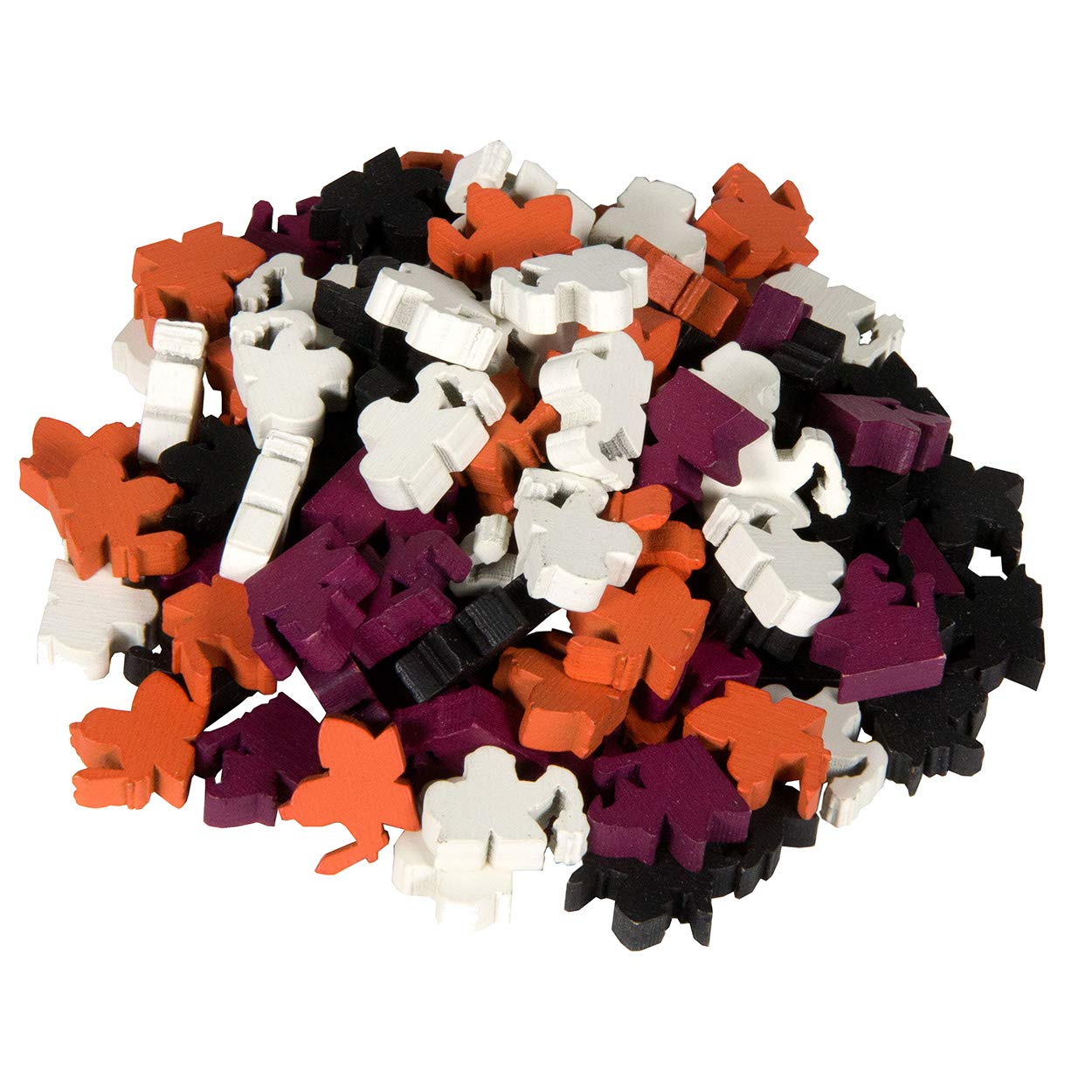 The Broken Token Waterdeeples - Wood Meeples Tokens Compatible with Lords of Waterdeep, Pack of 100