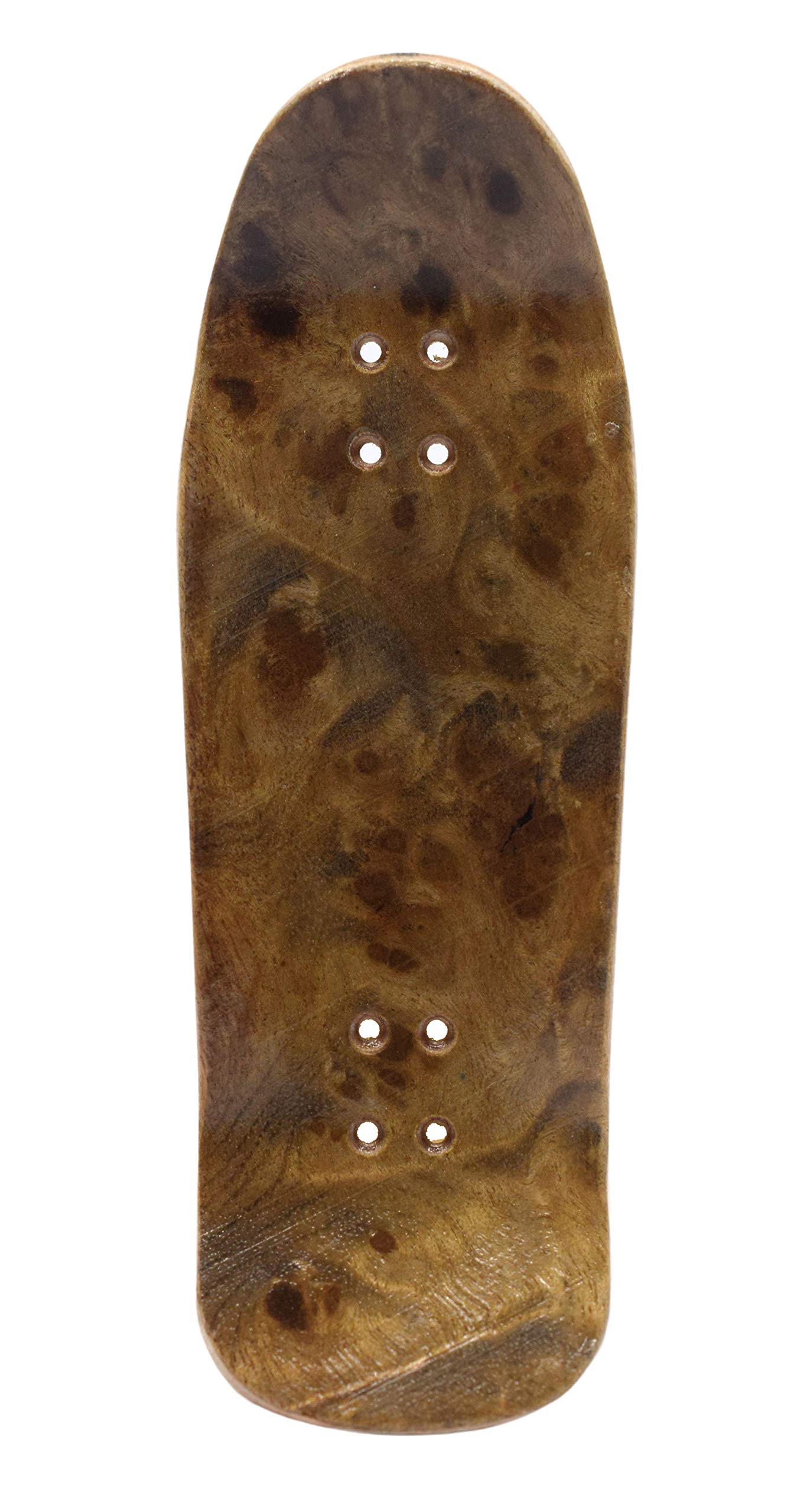 Wooden Fingerboard Carlsbad Cruiser Deck, The Graham Cracker - 34mm x 100mm - Handmade, Pro Shape & Size - Five Plies Wood Veneer - Includes Prolific Foam Tape - Teak Tuning