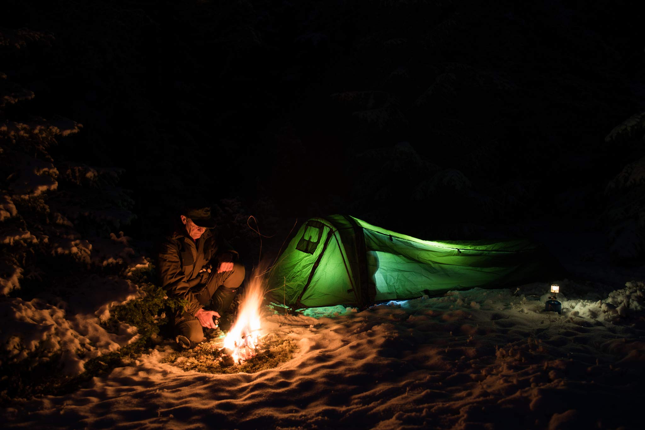 Crua Hybrid 1 Person Tent or Hammock - Your Ultimate Temperature Regulating Adventure Gear for Backpacking or Hiking! (1 Person Hybrid)
