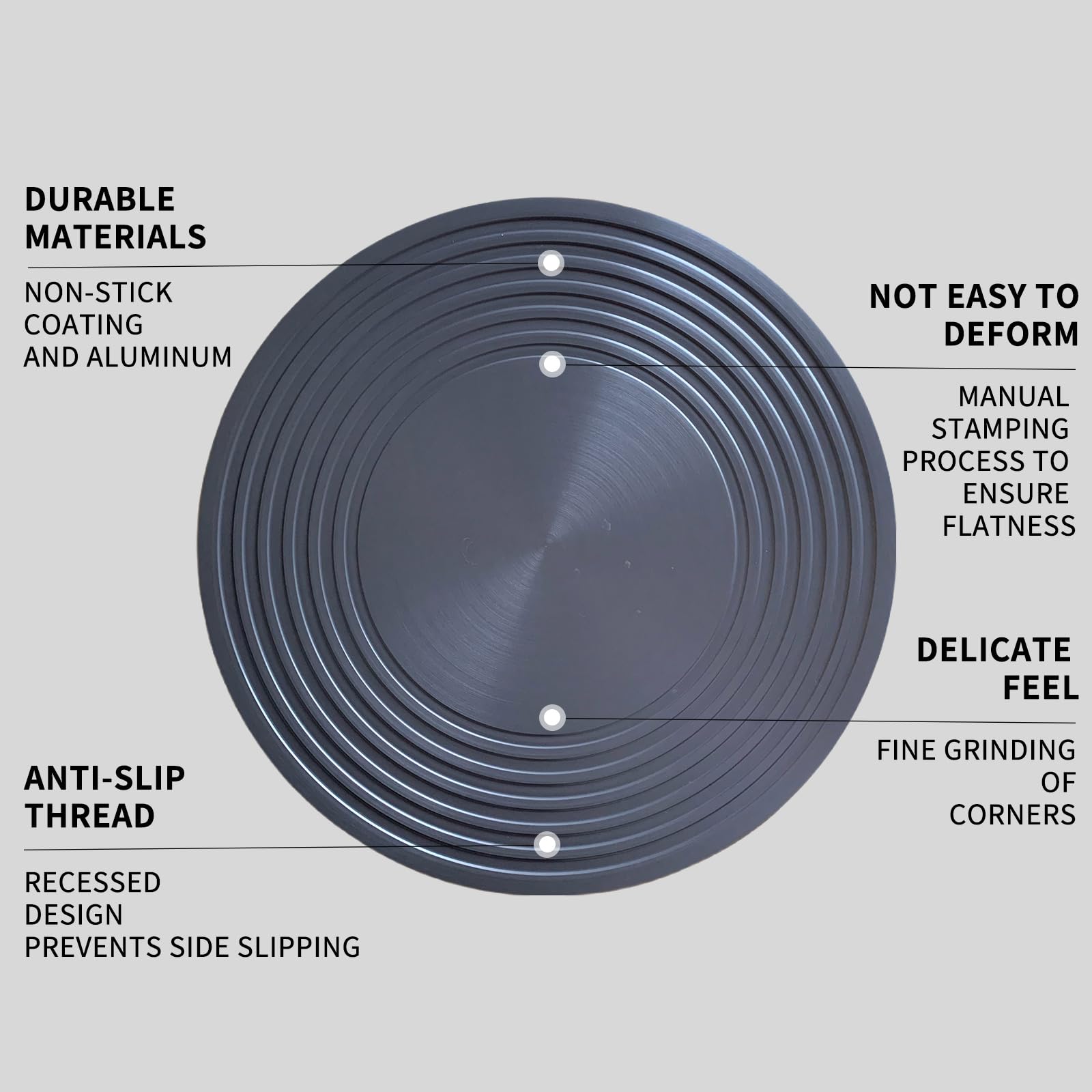Heat Diffuser for Gas Stove, 11 Inch Aluminum Non-Stick Coating Gas Stove Diffuser, Simmer Plate for Gas Stove, Provides Uniform Distribution of Heat, Great for Simmering and Slow Cooking
