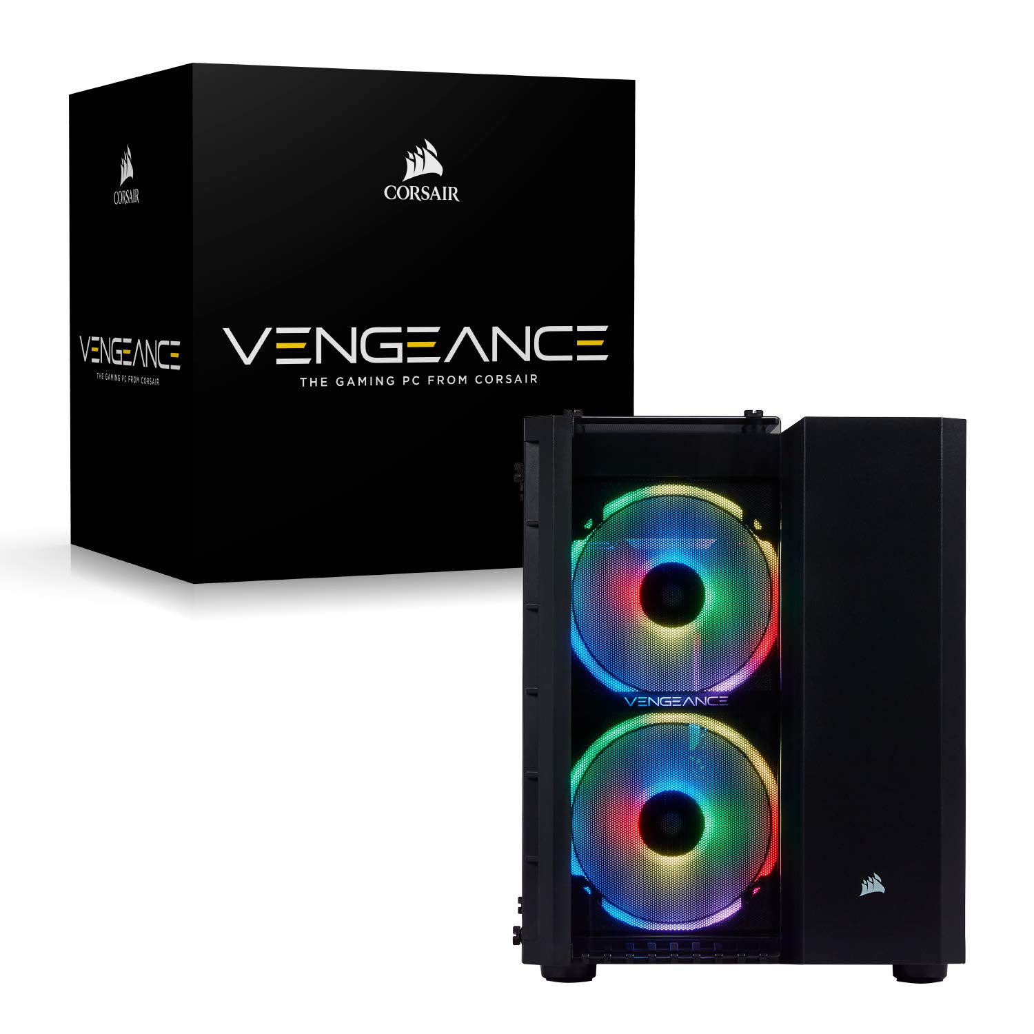 Corsair Vengeance 5185 Gaming PC, i7-9700K, RTX 2080, 480GB M.2, 2TB HDD, 16GB DDR4-2666, Win 10