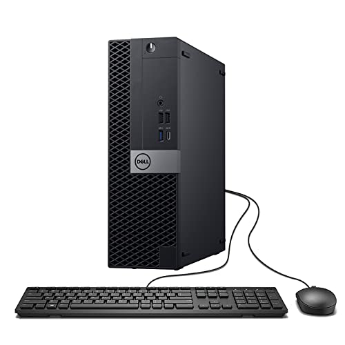 Dell OptiPlex 7050 Small Form Factor, Intel Core Quad i7 6700 up to 4.0 GHz, 16G DDR4, 1T SSD, 4K Support, WiFi, BT 4.0, DVDRW, DP, HDMI, Win 10 Pro 64-Multi-Language Support En/Sp/Fr(Renewed)
