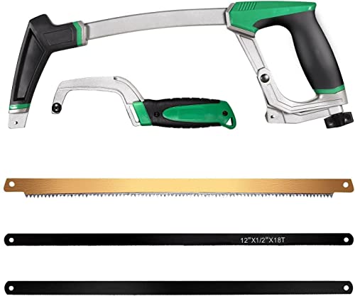 Hacksaw Frame Set, Standard and Mini Hacksaw, 12" Replaceable Blade