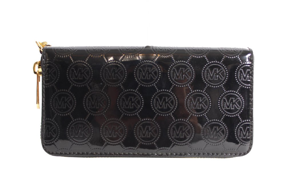Michael Kors Jet Set Item Large Coin Carryall Case BLACK