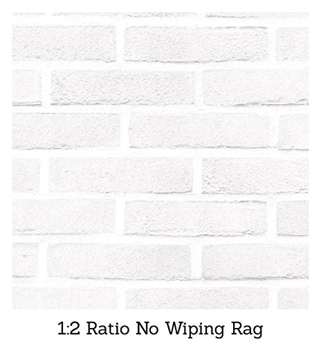 Giani Brick Transformations Whitewash Paint for Brick and Fireplaces- 16 oz Pint
