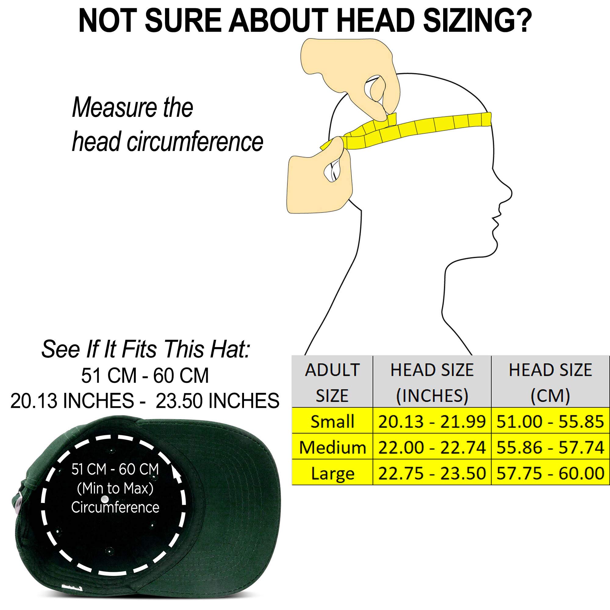 DALIX Waning Crescent Moon Hat Mens Womens Astrology Baseball Cap Dark Green