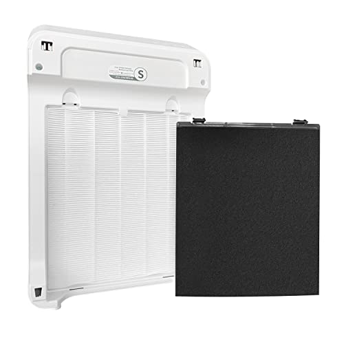 Frequent Filter Winix Compatible C545 Filter S Replacement - Fits Winex C545 Air Purifier - Replaces Part Number 1712-0096-00 - Includes 2 True H13 Grade & 8 Activated Carbon Filters - Smoke & Odor