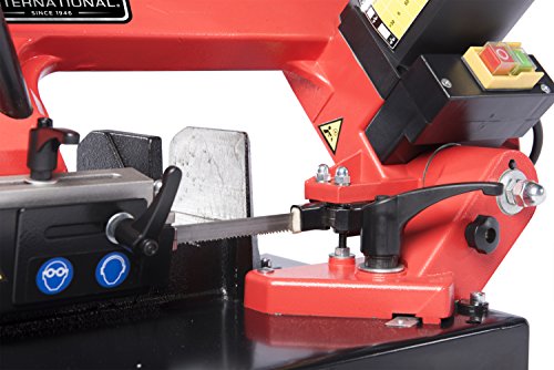 GENERAL INTERNATIONAL 4" Portable Metal Cutting Bandsaw - 5A Horizontal Band Saw with Compact Design & Adjustable Blade Guide - BS5202