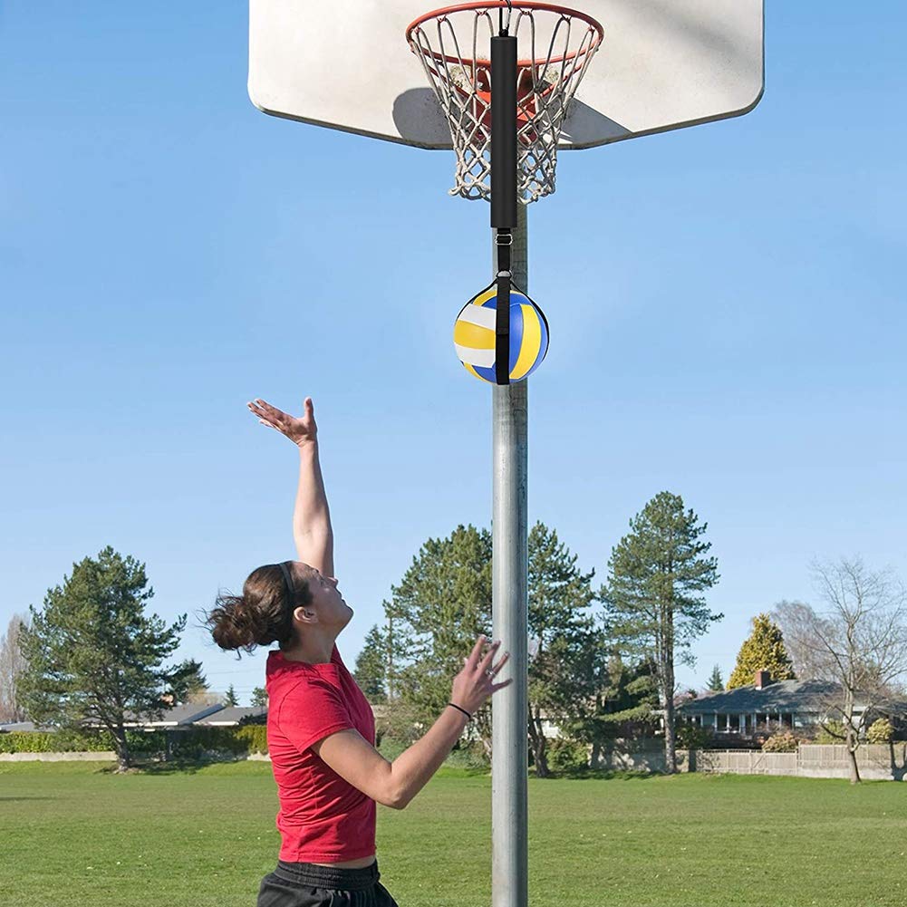 Dciustfhe Volleyball Spike Trainer Volleyball Spike Training System Volleyball Equipment Training Improves Serving, Jumping Action