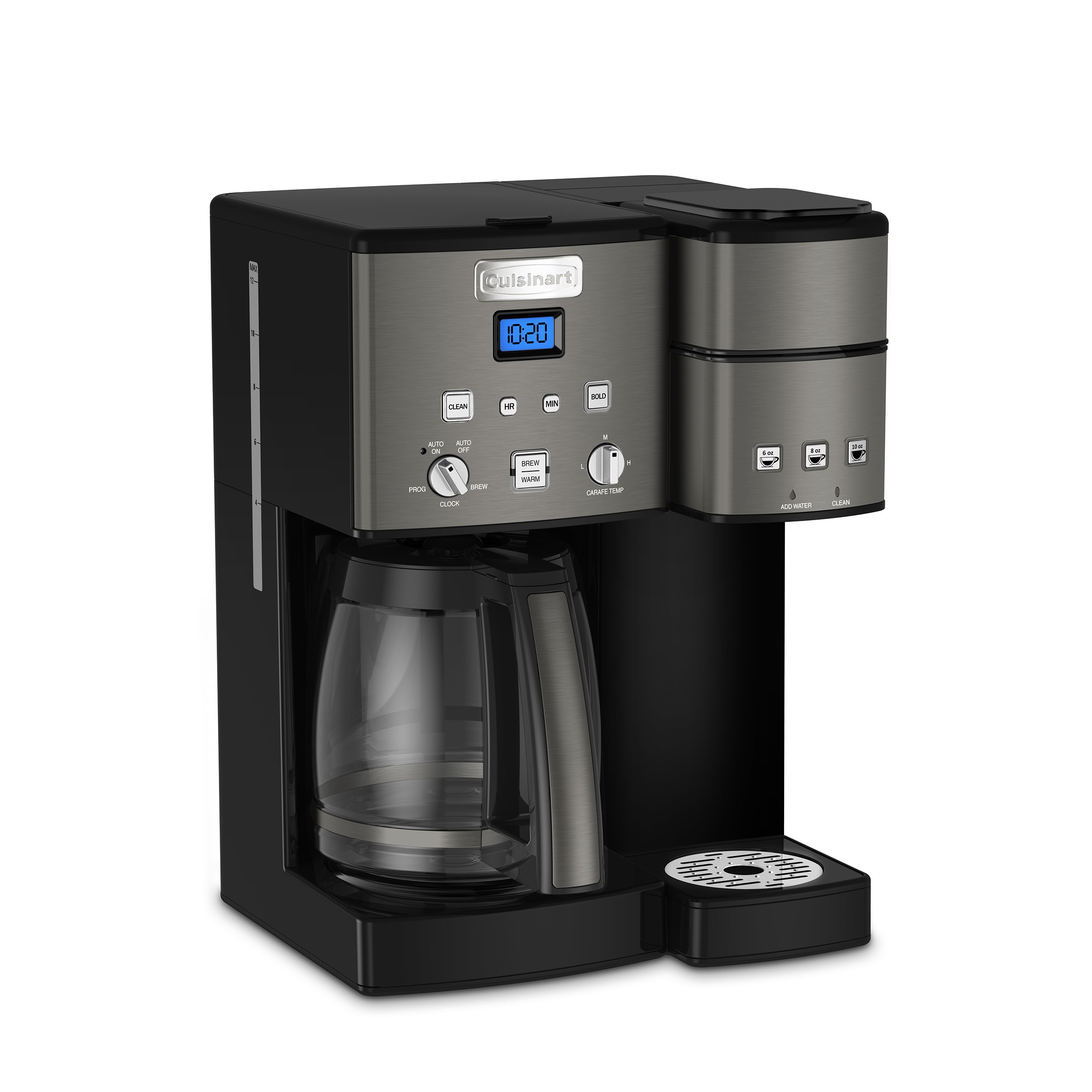 Cuisinart SS-15CGRP1 Coffee Center 12-Cup Coffeemaker and Single-Serve Brewer, Light Grey