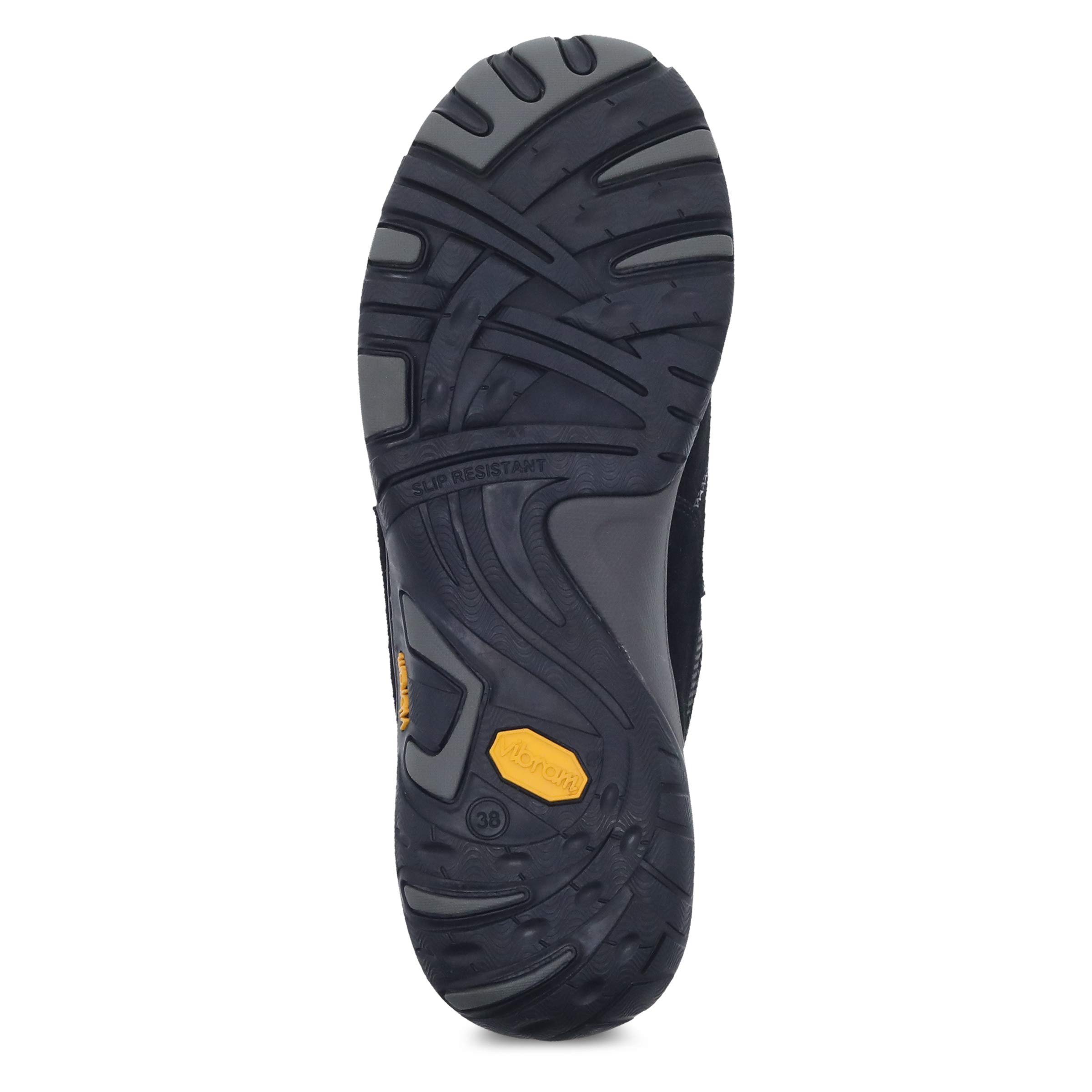 Dansko Paisley Waterproof Outdoor Sneakers for Women – Comfortable, Breathable Walking Shoes with Arch Support – Stain Resistant Sneakers with Slip-Resistant Rubber Outsole Black/Black 10.5-11 Wide US