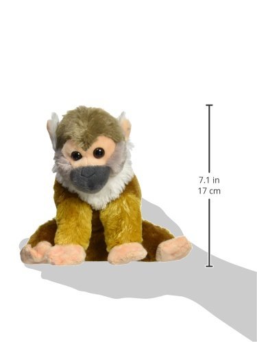 Wild Republic Squirrel Monkey Plush, Stuffed Animal, Plush Toy, Gifts for Kids, Cuddlekins 8 Inches