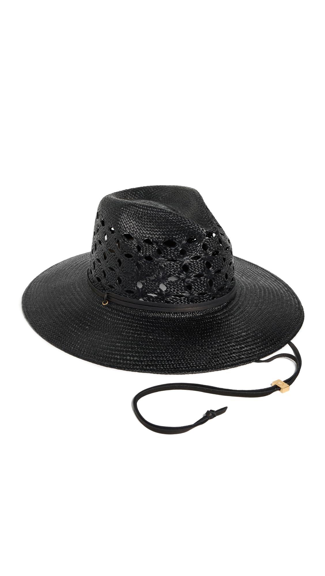 Freya Women's Hawthorne Straw Hat, Black, S-M